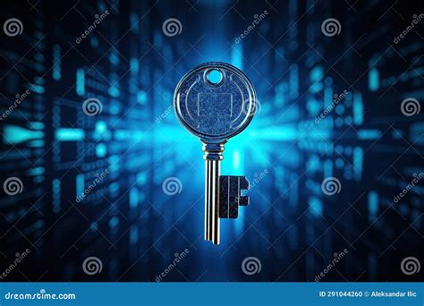 Key Security Concept Cyber Security Information Technology And Data Saftey Generative Ai