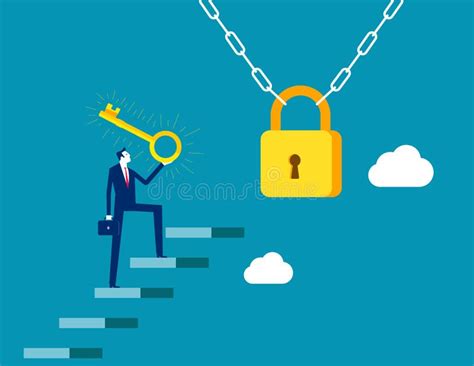 Success Business Concept Golden Key To Unlock Solve Business Problem Professional To Give
