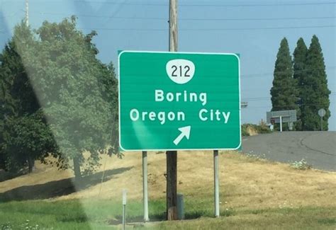 Welcome To Boring Oregon City