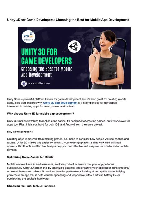 Ppt Unity 3d App Development Services Usa Powerpoint Presentation