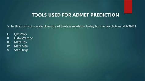 Prediction And Analysis Of Admet Properties Of Newpptx