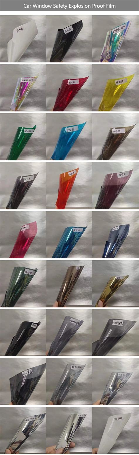 Self Adhesive Pdlc Polarized Window Tint Smart Film 12mil 50 For Car Windows Black Safety Film