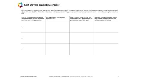 Personal Values Assessment