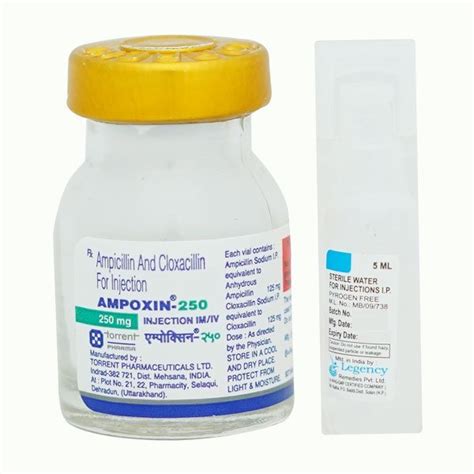 Ampoxin 250mg Injection 1s Drug Streets