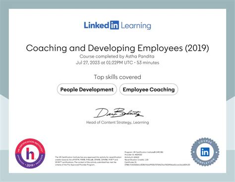 Astha Pandita On Linkedin Certificate Of Completion