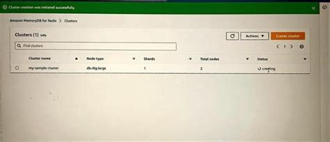 what is memory db creating and configuring memorydb clusters