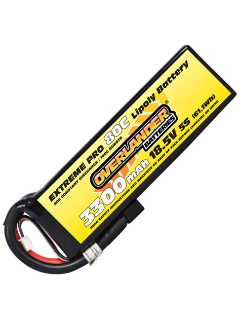 Overlander 3300mah 185v 5s 80c Extreme Pro Lipo Battery Xt90 Anti