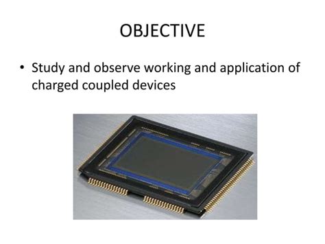 Charge Coupled Devices Pptx
