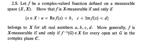 solved 2 s let f be a complex valued function
