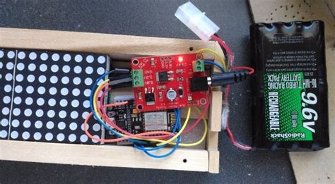 Wifi Enabled 8x64 Pixel Led Matrix Display Project Using Easy Matrix