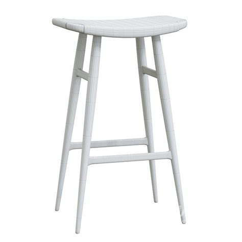 Freja Bar Stool 3d Model Download Maxve