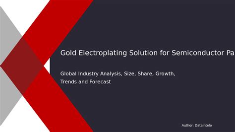 Gold Electroplating Solution For Semiconductor Packaging Market
