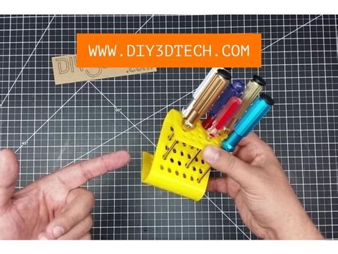S Shaped Modifiable Desktop Tool Stand By Diy3dtech Thingiverse