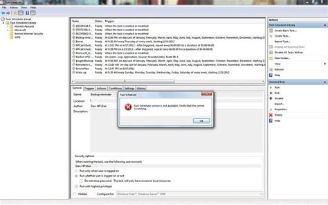 Task Scheduler Unable To Load Task Status Active Tasks At Startup Windows 7 Forums
