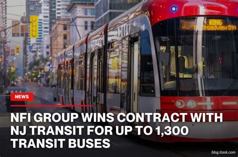 Nfi Group Wins Contract With Nj Transit For Up To 1 300 Transit Buses