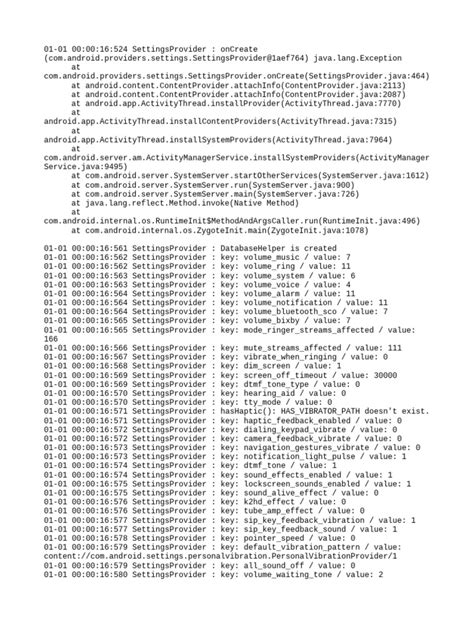 Settings Provider Pdf Java Programming Language Computing Platforms