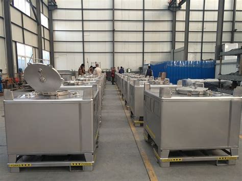 중국 스테인레스 스틸 Ibc 스테인레스 스틸 토트 스테인리스 스틸 가루 Ibc 공급 업체 제조업체 공장 딩긴