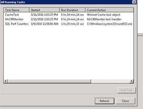 Windows 2008 R2 Scheduled Task Stack Overflow