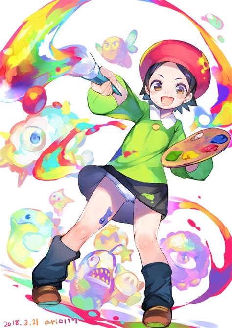 Safebooru 1girl D Adeleine Ario Bangs Beret Black Hair Black Legwear