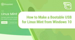 How To Make A Bootable USB For Linux Mint From Windows 10 LinuxWays