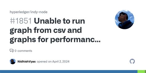 Unable To Run Graph From Csv And Graphs For Performance Scripts · Issue