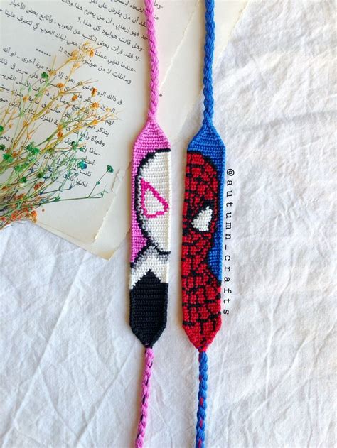 Spiderman Bracelets In 2023 Diy Bracelets Patterns Friendship Bracelet Patterns Easy Alpha