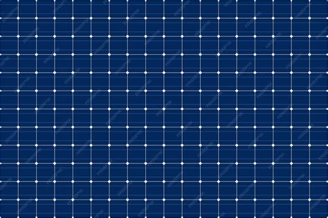 태양 전지 패널 그리드 원활한 패턴 태양 전기 배터리 텍스처 태양 전지 패턴 태양 에너지 배터리 패널 원활한 배경 파란색 배경에 에코 전기 벡터 일러스트 레이 션 프리미엄 벡터