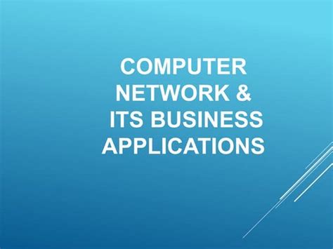 tle 10 ict basic concepts on computer networks pptx computer