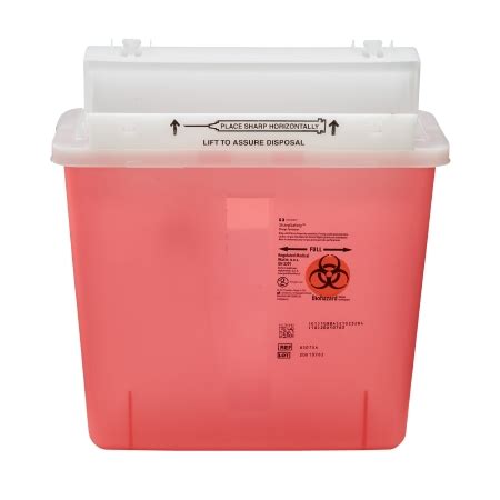 CONTAINER SHARPS RED 5QT 20 CS New Hampshire Medical Supply