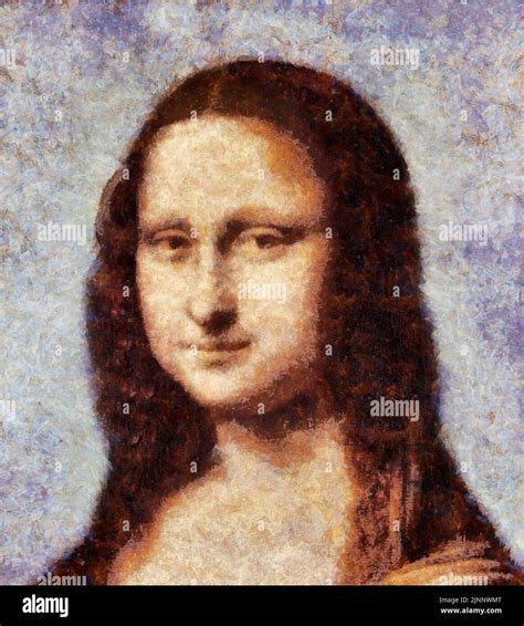 Portrait Mona Lisa Jaconda Painting Pop Art Stock Photo Alamy