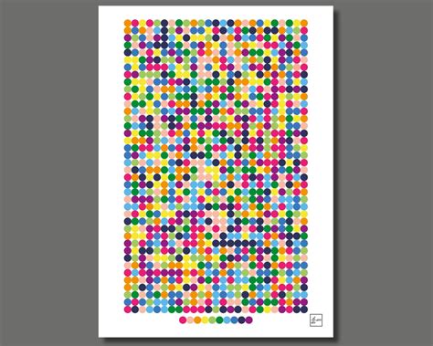 First 1000 Digits Of Pi No 1 [a4 A3 Size Fine Art Print] Etsy