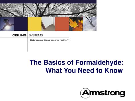 Ppt The Basics Of Formaldehyde What You Need To Know Powerpoint