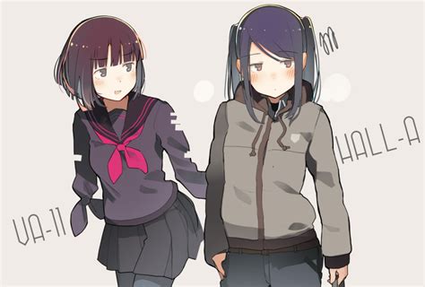 Safebooru 2girls Amputee Anna Graem Blush Commentary Request