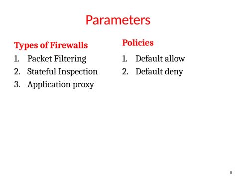 Types Of Firewalls Ppt Computer Networks Pptx Internet Computing