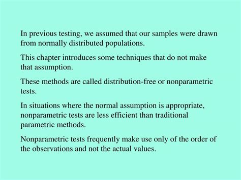 PPT Nonparametric Statistics PowerPoint Presentation Free Download ID 6147141