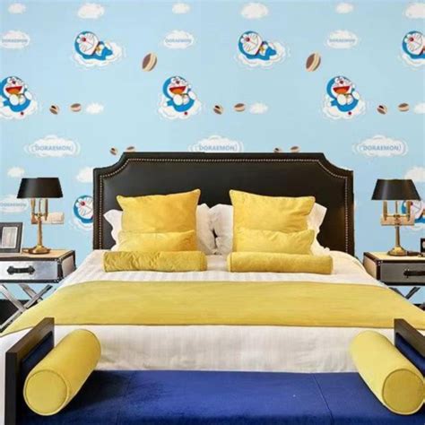 Jual Wallpaper Sticker Dinding Motif Doraemon Awan Panjang 8 Meter X