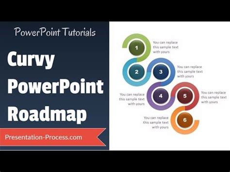 How To Create Curvy PowerPoint Road Map Diagram Tutorial Series YouTube Powerpoint