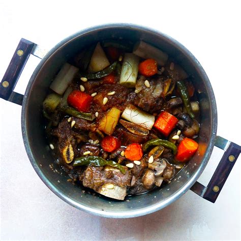 Galbijjim” Braised Korean Beef Short Ribs Spicy Candied Life