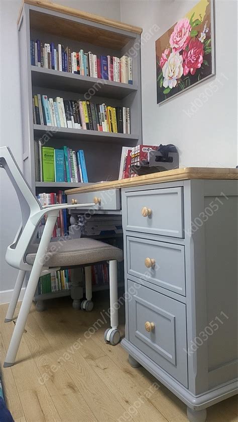 미라지 책상 책장 세트 학생 서재 사무용가구 중고나라