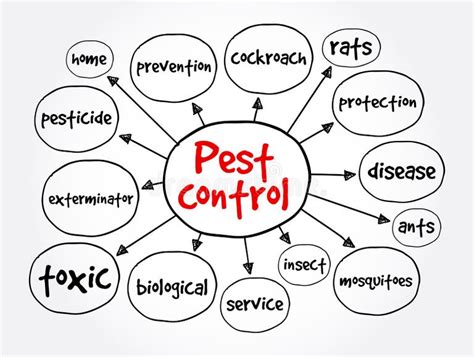 Pest Control Mind Map Stock Illustrations 3 Pest Control Mind Map