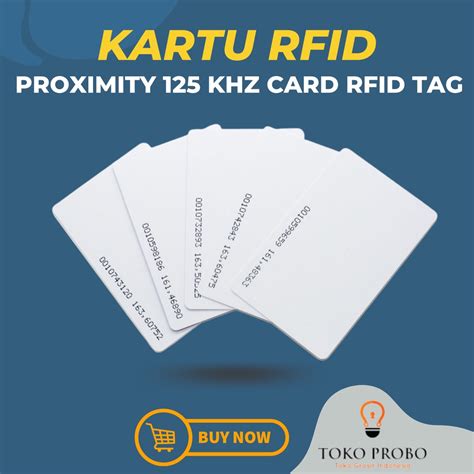 Jual Kartu Rfid Proximity Khz Card Rfid Tag Shopee Indonesia