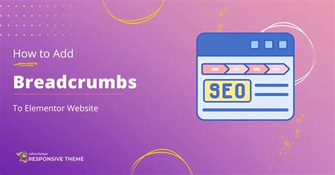 how to add breadcrumbs to elementor website