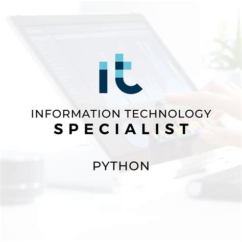 It Specialist Python Colmaker