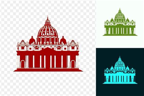 Sistine Chapel With Religious Design A Design That Incorpora Italy Symtol Cnc Vector Design