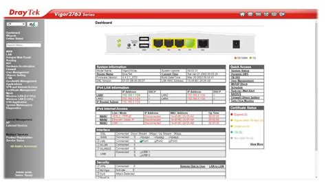 Draytek Vigor2763 Series Vdsl2 Security Router User Guide