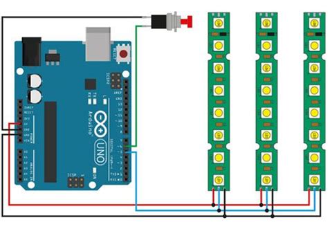 Neopixel Stick With 8 Rgb Ws2812 Leds And Integrated Driver — Arduino Online Shop