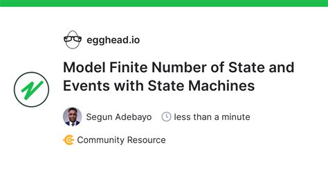 Model Finite Number Of State And Events With State Machines