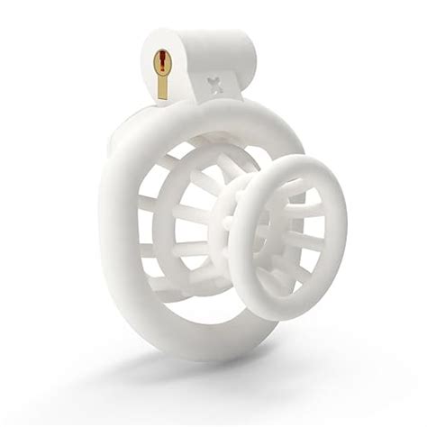 Negative Chastity Cage Sex Toy Male Set With 4 Cockrings 3d Small Chasity Devices Locked Cock