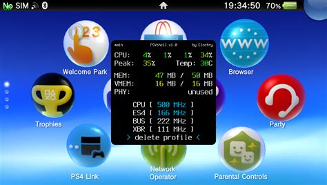 Vita Psvshell Un Menu Vsh Doverclocking Fait Maison